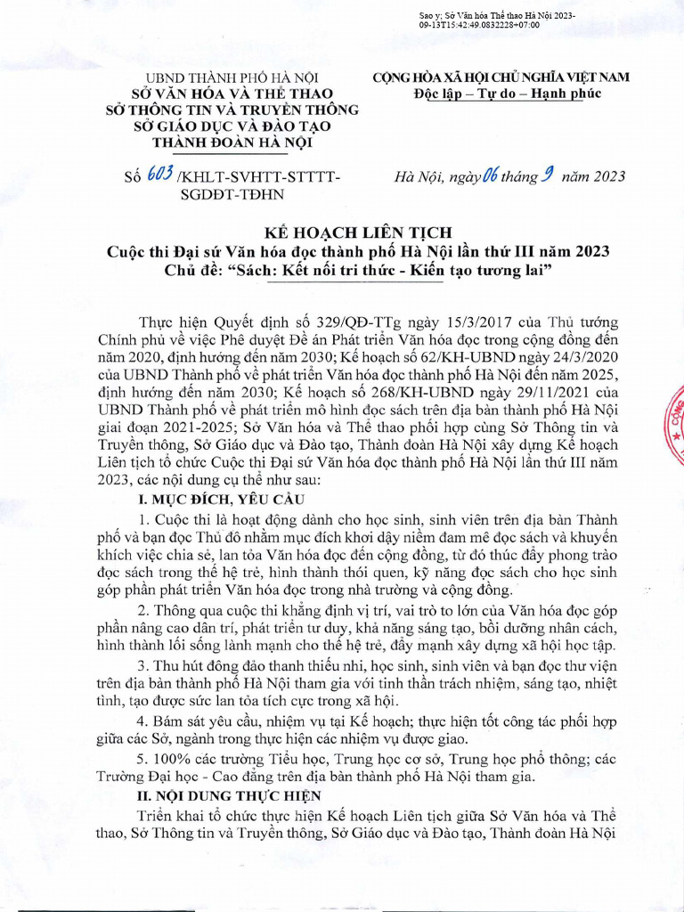 CV 603 KHLT SVHTT STTTT SGDĐT TĐHN - 1 - Signed 1 | PDF