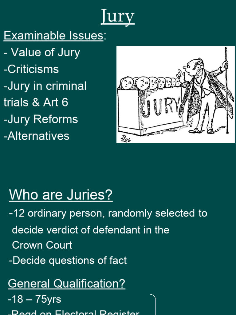 Understanding Jury Systems and Reforms | PDF | Jury Trial | Contempt Of ...