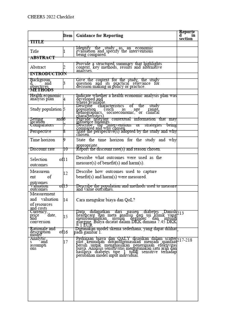 CHEERS 2022 Checklist 1 | PDF | Valuation (Finance) | Discounted Cash Flow