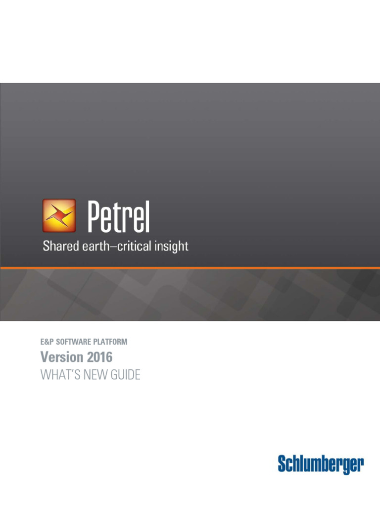 Whats New in Petrel | PDF | Wavelet | Geology