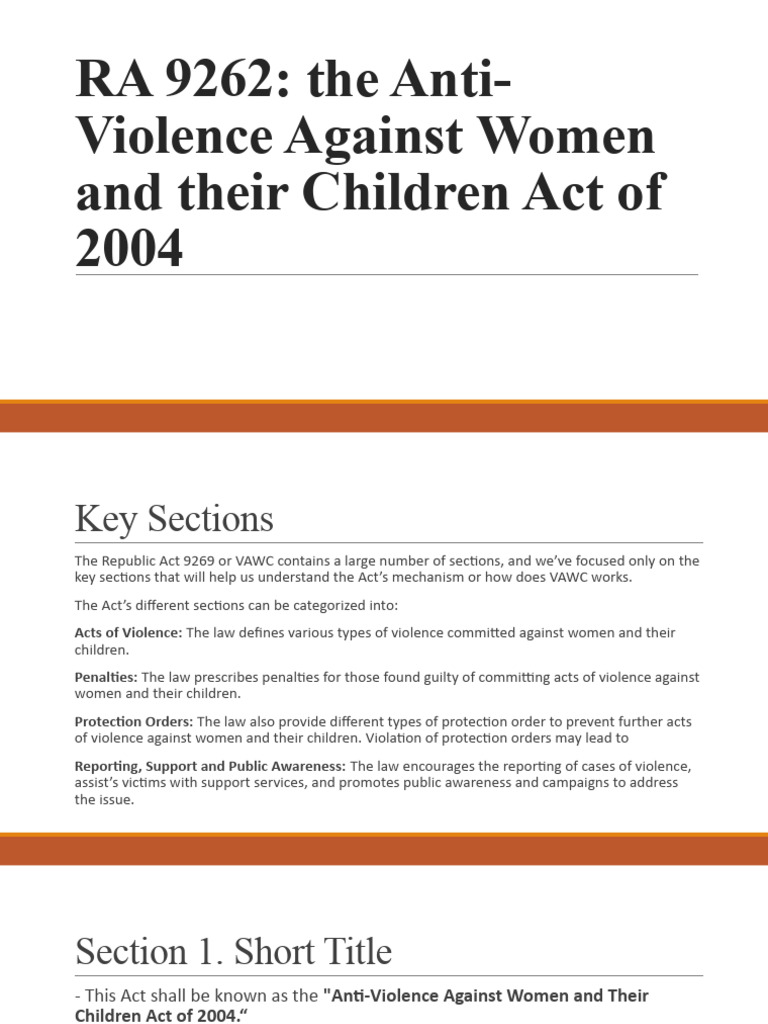 Vawc Law Mechanism | PDF | Restraining Order | Violence