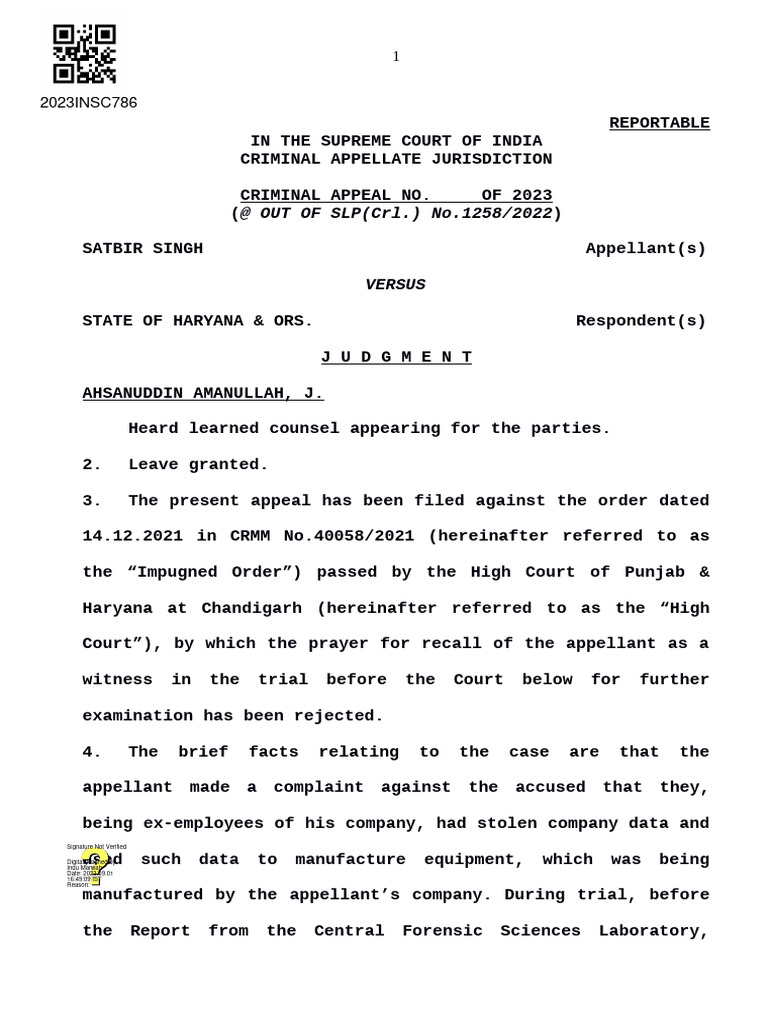 Reopening Evidence in Criminal Trials | PDF | Trials | Witness