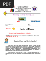 Detailed Lesson Plan in Filipino 6 (Sanhi at Bunga) | PDF