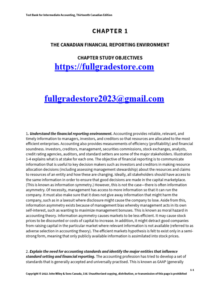 Intermediate Accounting 13ce Kieso | PDF | Financial Statement ...