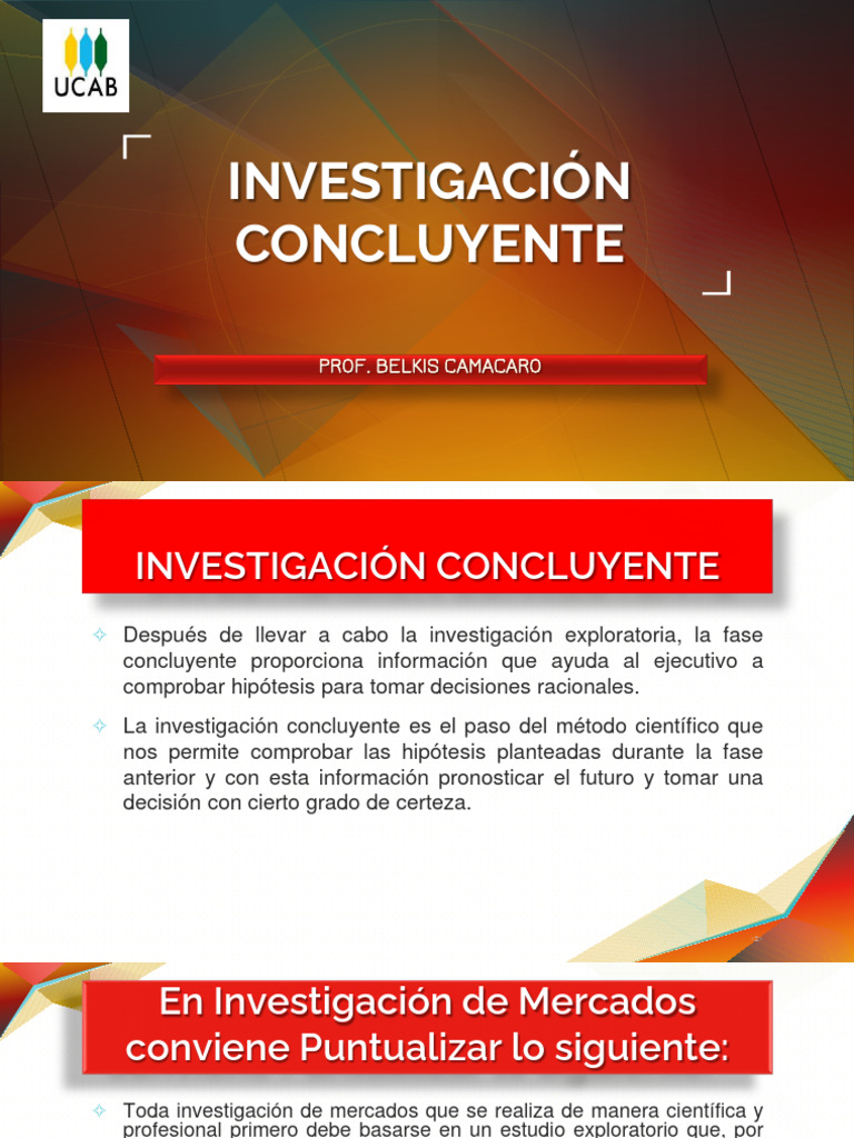 INVESTIGACIÓN CONCLUYENTE - Compressed | PDF | Cuestionario ...