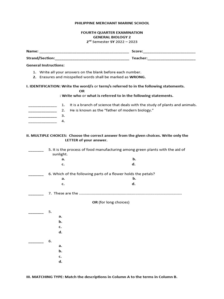 TQ Template Without Border | PDF | Cognition | Science