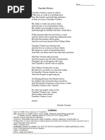Analysis of "Timothy Winters" Poem | PDF | Poetry | Poems
