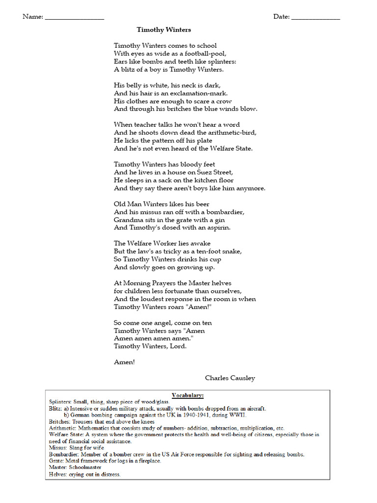 Timothy Winters | PDF