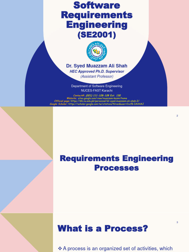 Lecture 05 - Sre - Se2001 (Bse) | PDF | Software Development Process ...