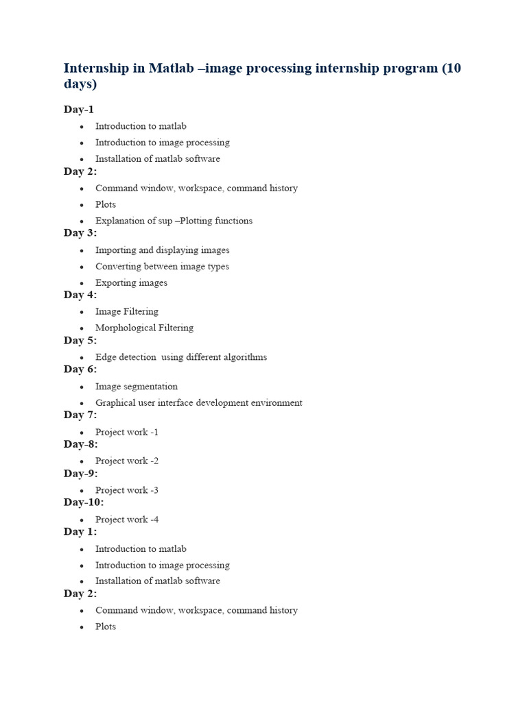 Internship in Matlab | PDF | Data Acquisition | Matlab