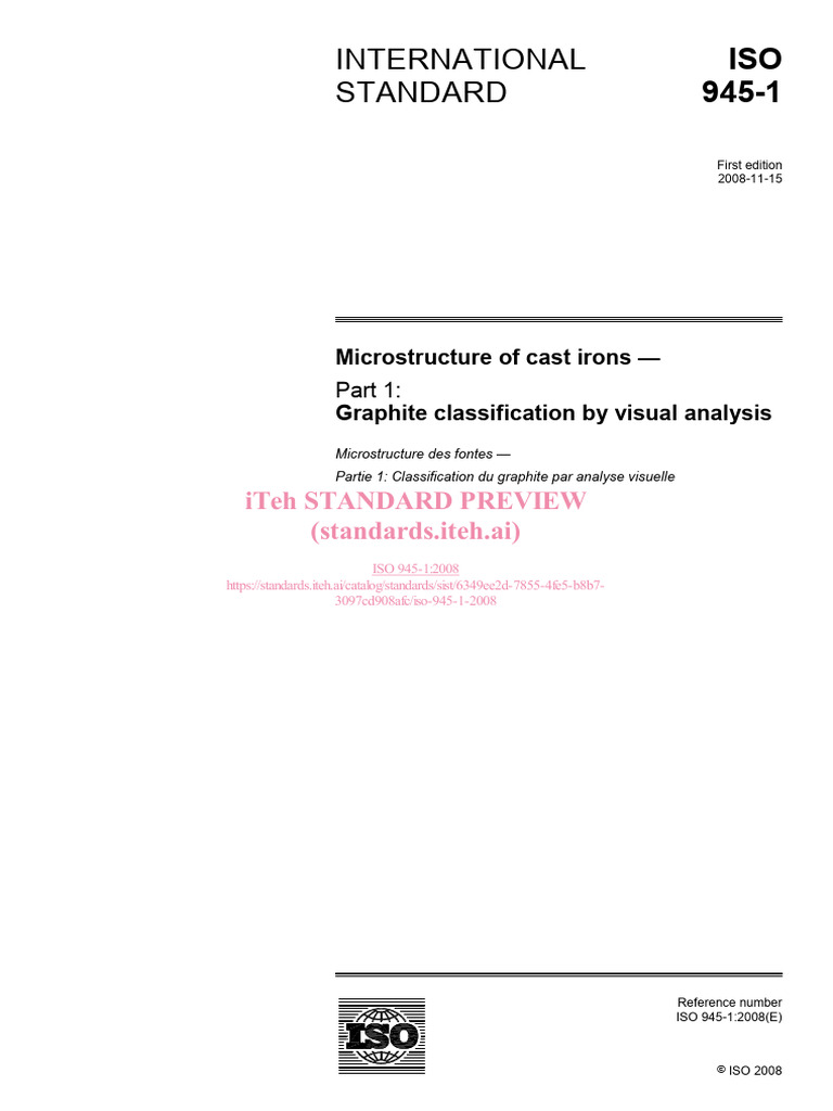 Iso 945 1 2008 | PDF | International Organization For Standardization ...
