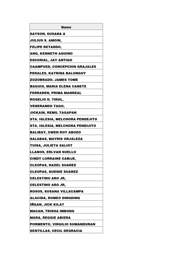 Desludge List 2 | PDF