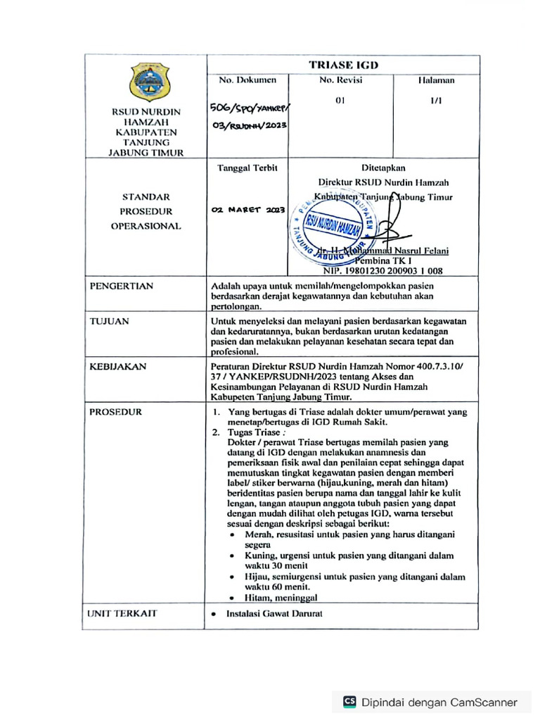 Triase Igd | PDF Triase Igd | PDF