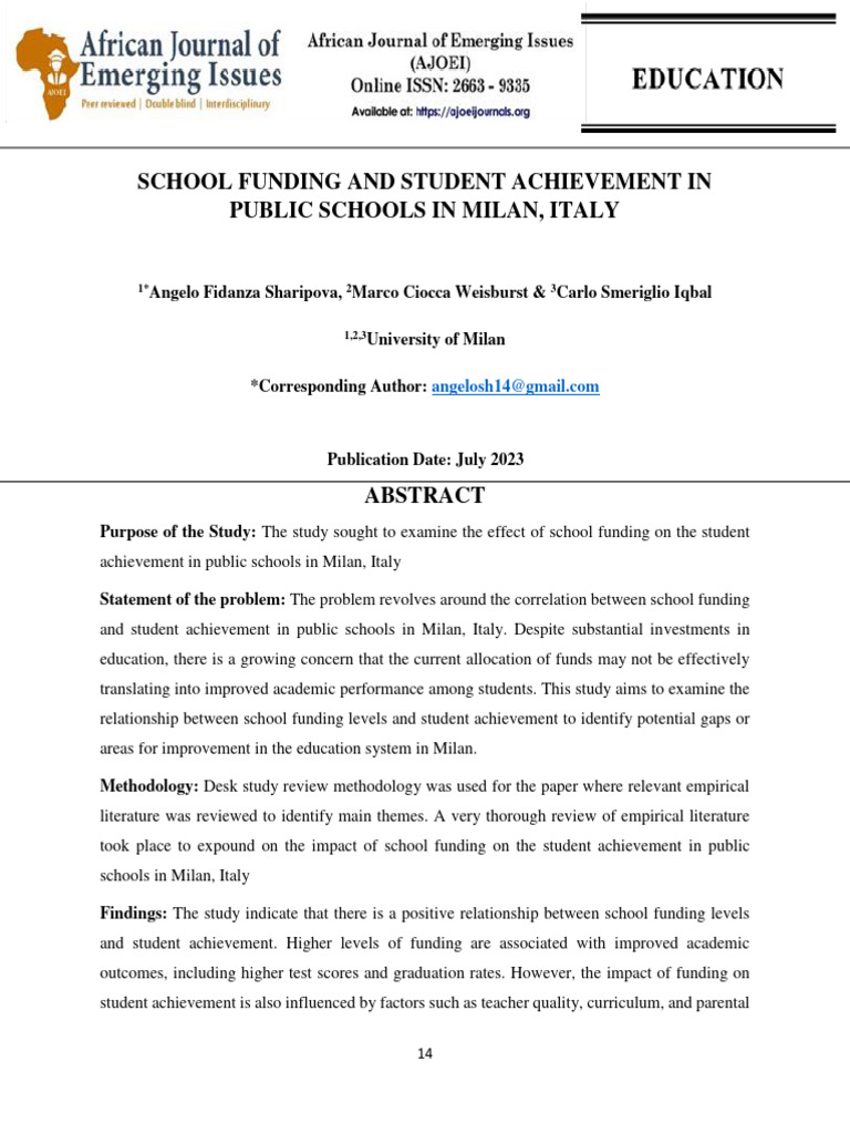 428-Article Text-1340-1-10-20230727 | PDF | Teachers | Socioeconomic Status