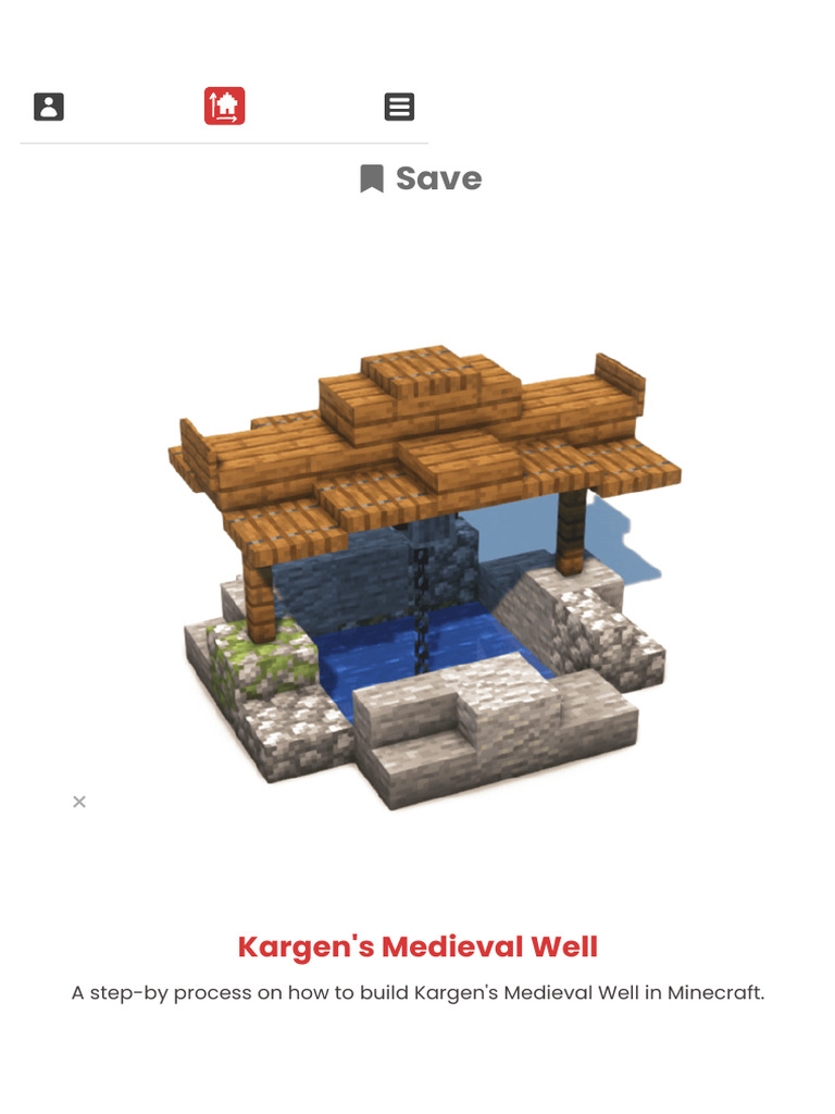 Kargen's Medieval Well - Build It | PDF