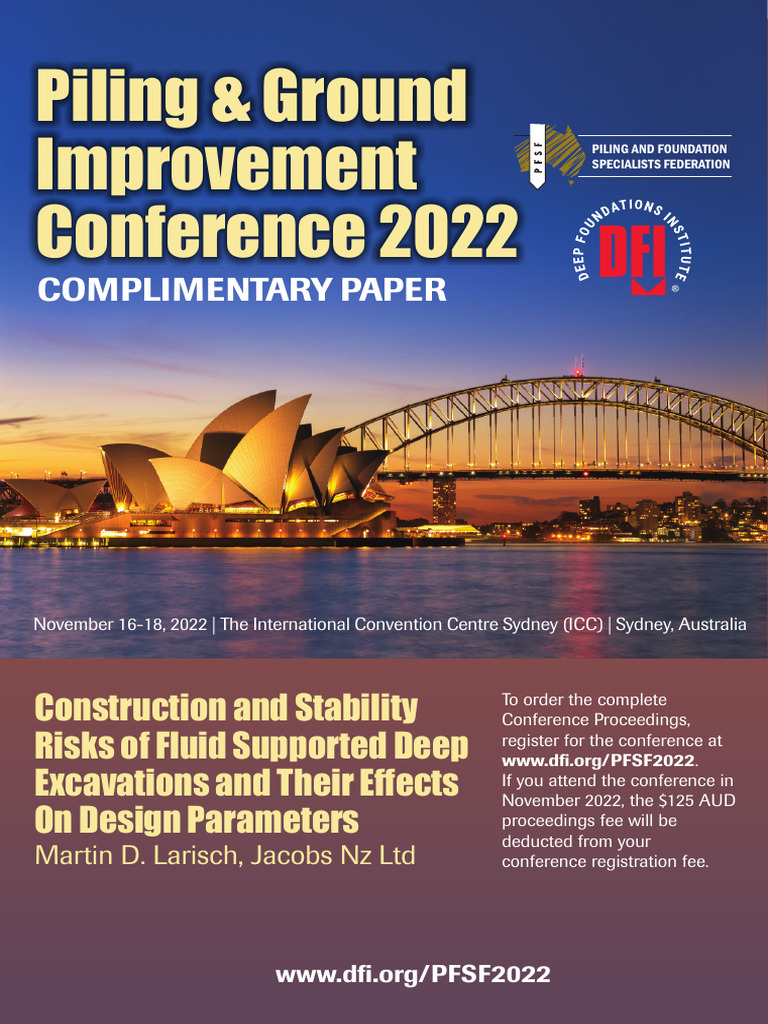 Comp Paper DFIPFSF2022 | PDF | Deep Foundation | Filtration