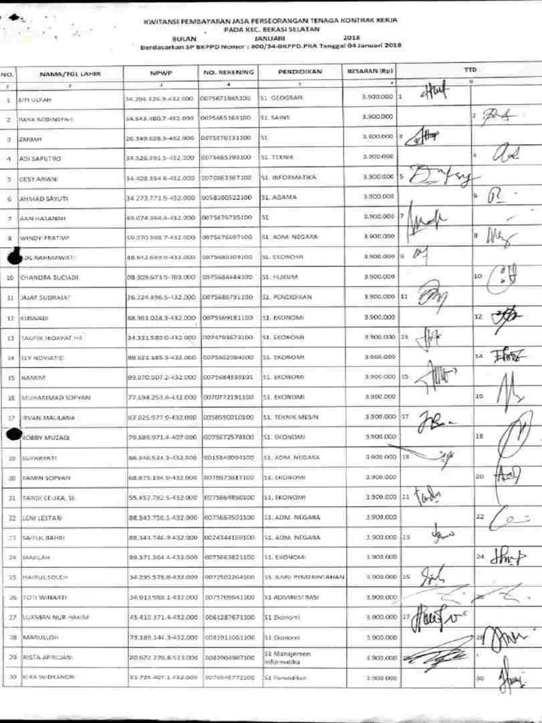 Gaji 2018 HAIDIR - 11zon | PDF