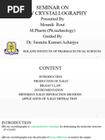 X-Ray Diffraction Principles and Methods | PDF | X Ray Crystallography ...