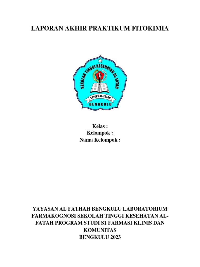 PDF Laporan Akhir Fito | PDF | Sains & Matematika