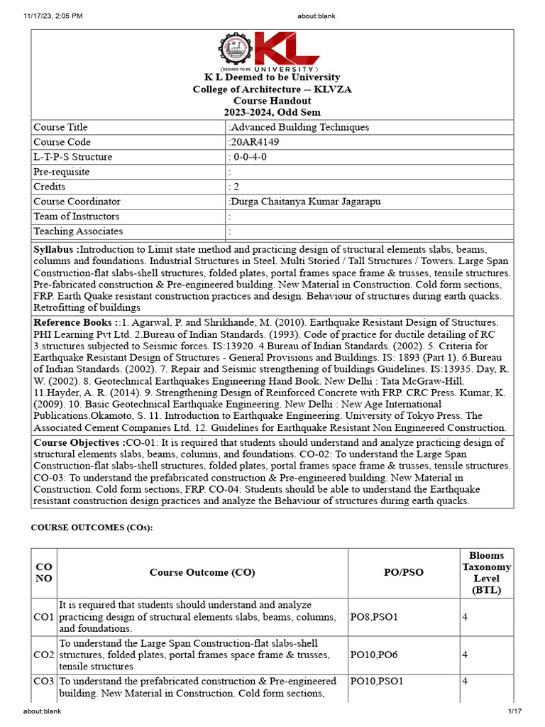 ABT Course Handout | PDF | Earthquake Engineering | Beam (Structure) ABT Course Handout | PDF | Earthquake Engineering | Beam (Structure)