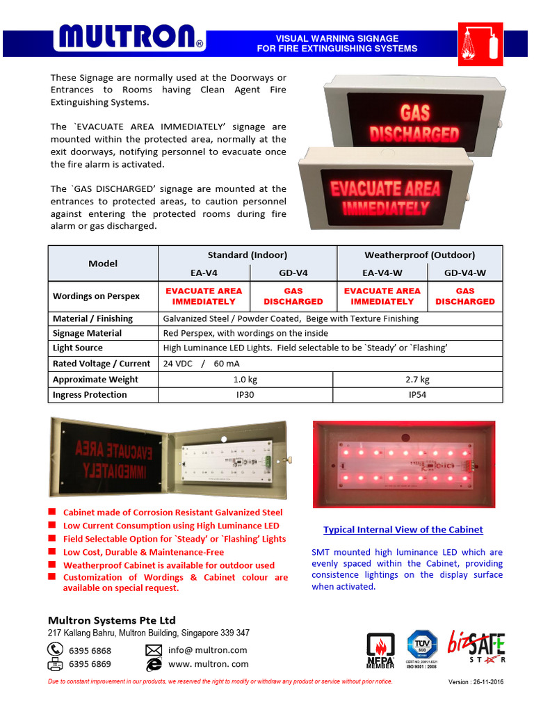 Multron AVD C500 Series Strobe and EA GD Pages 2 3 | PDF | Physical ...