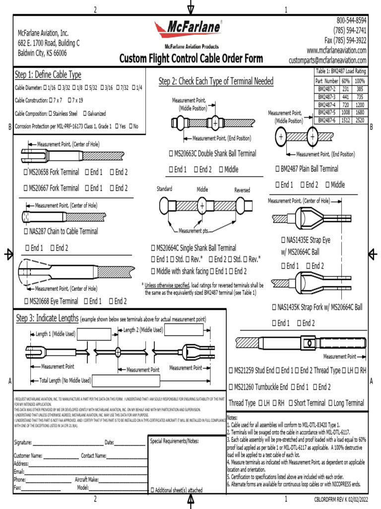 Ms Nas Cable Form | PDF | Manufactured Goods