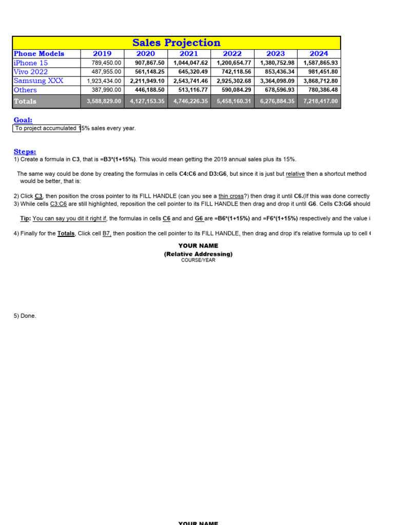 CAIF Lesson 6 (Excel References) - For Google Classroom (RizalJP BSF1 4C) | PDF | Chess Theory ...