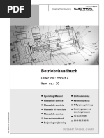 LEWA Metering Pump Operating Instructions | PDF | Pump | Valve