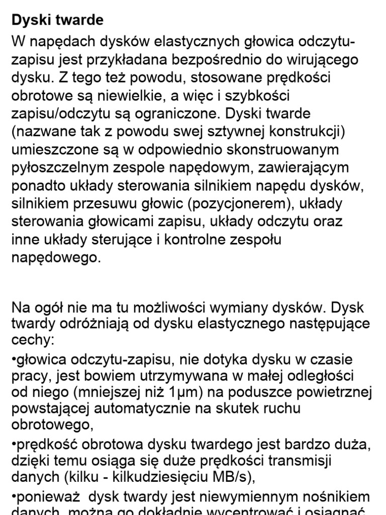 Dyski Twarde | PDF