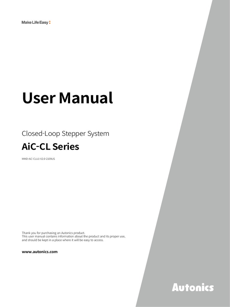 AiC-CL User V2-0-2109US 20210910 W | PDF | Electric Motor | Electrical ...