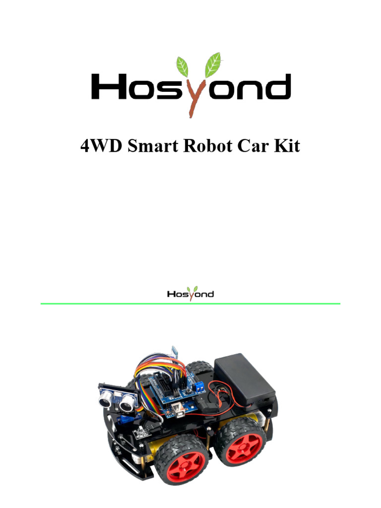 Hosyond 4WD Smart Robot Car Kit | PDF | Arduino | Bluetooth