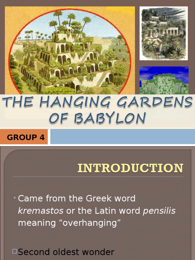 Hanging Gardens of Babylon | PDF | Art