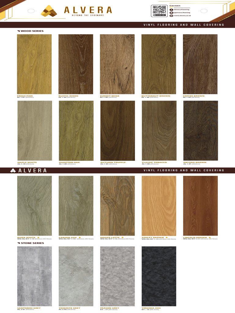 Alvera Vinyl Flooring Catalogue | PDF | Flooring | Pedestrian ...