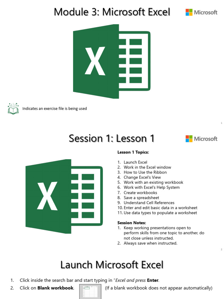 Microsoft Excel Student Handout PDF | PDF | Microsoft Excel | Spreadsheet