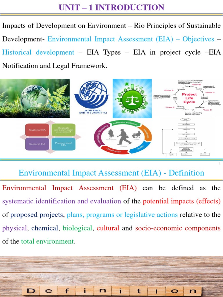 EIA - Objectives | PDF | Environmental Impact Assessment | Earth Sciences