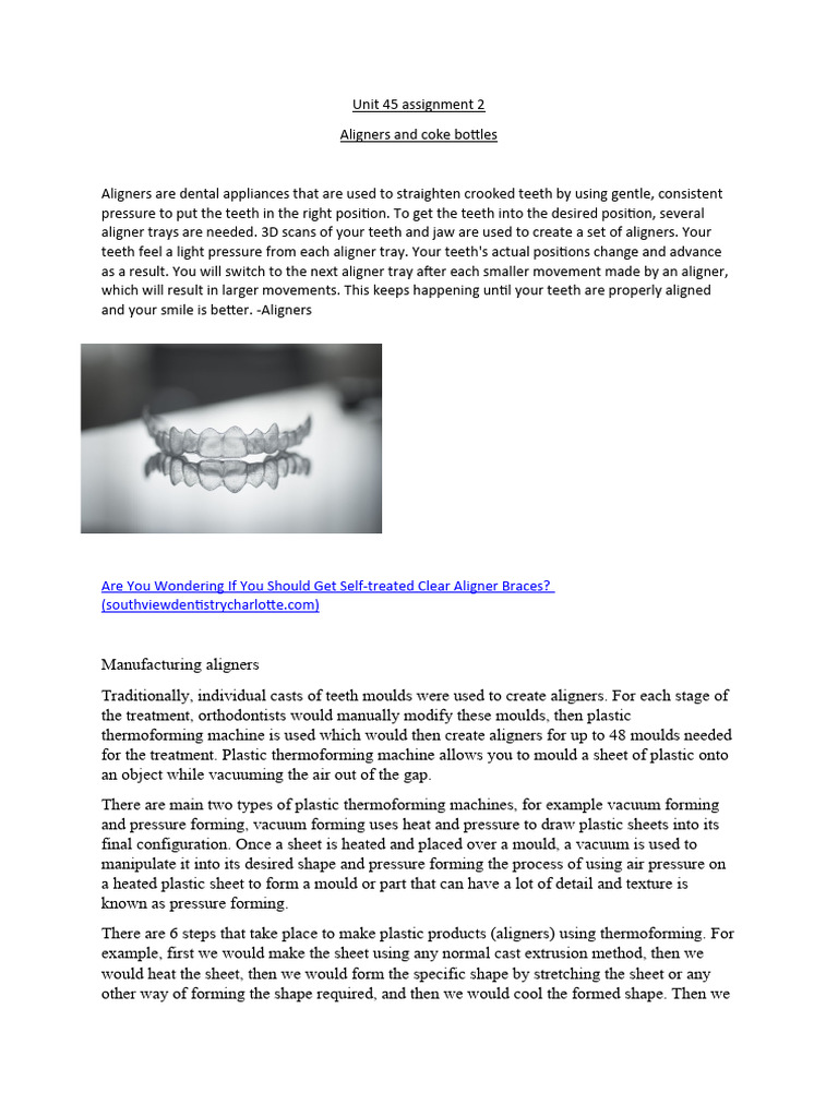 Unit 45 Assignment | PDF | 3 D Printing | Secondary Sector Of The Economy