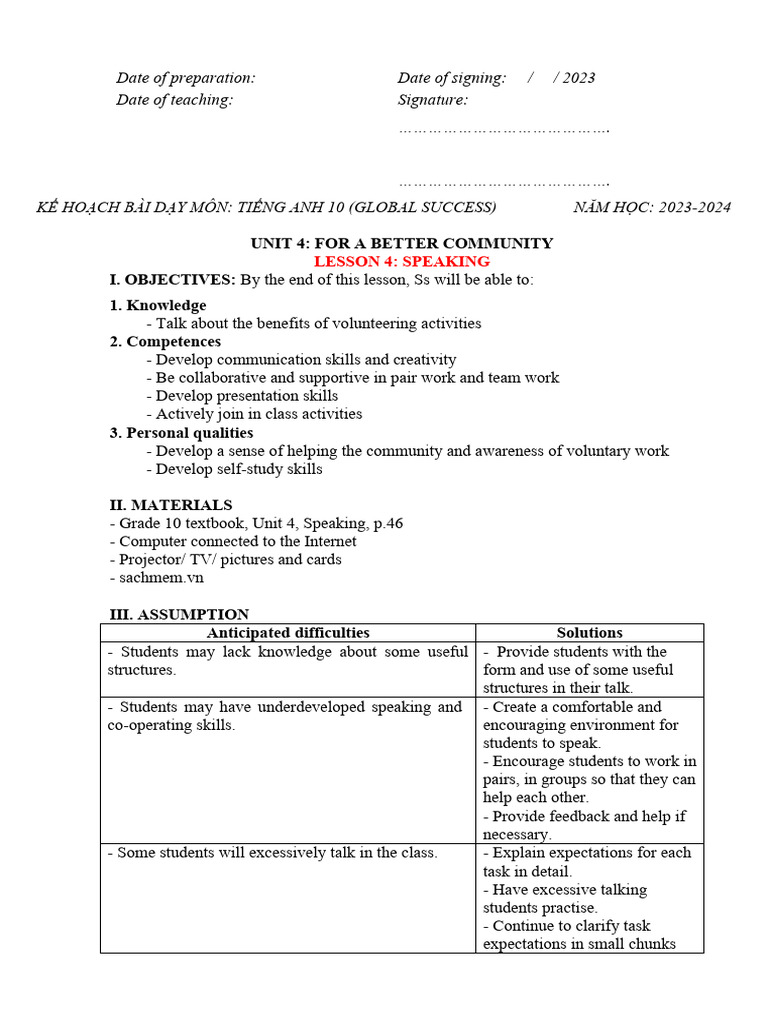 Unit 4 Speaking | PDF | Cognition | Learning