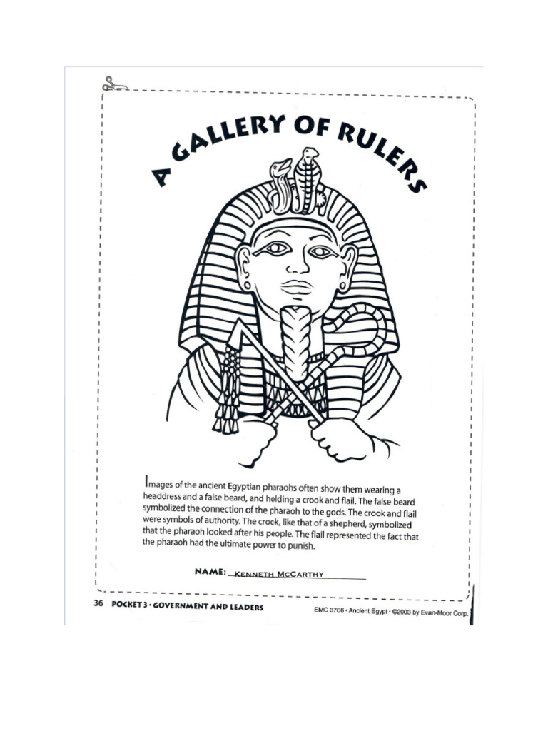 A Gallery of Rulers Packet | PDF | Ancient Egypt