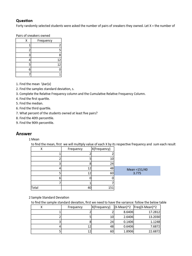 Written Assignment Unit2 | PDF | Percentile | Sampling (Statistics)