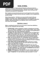 Advanced Excel Tutorial | PDF | Microsoft Excel | Chart