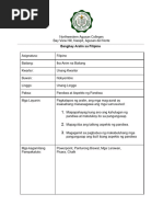 BANGHAY NG PANLAPING KABILAAN AT LAGUHAN | PDF