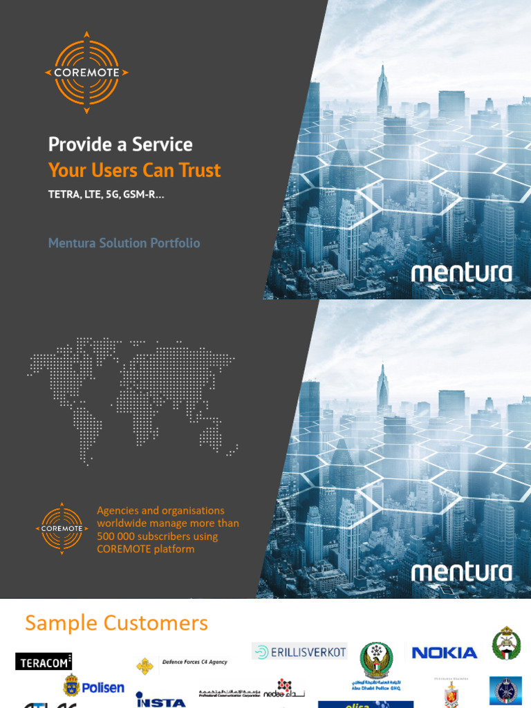 Mentura Solution Portfolio 2023 | PDF | Computer Network | Lte ...