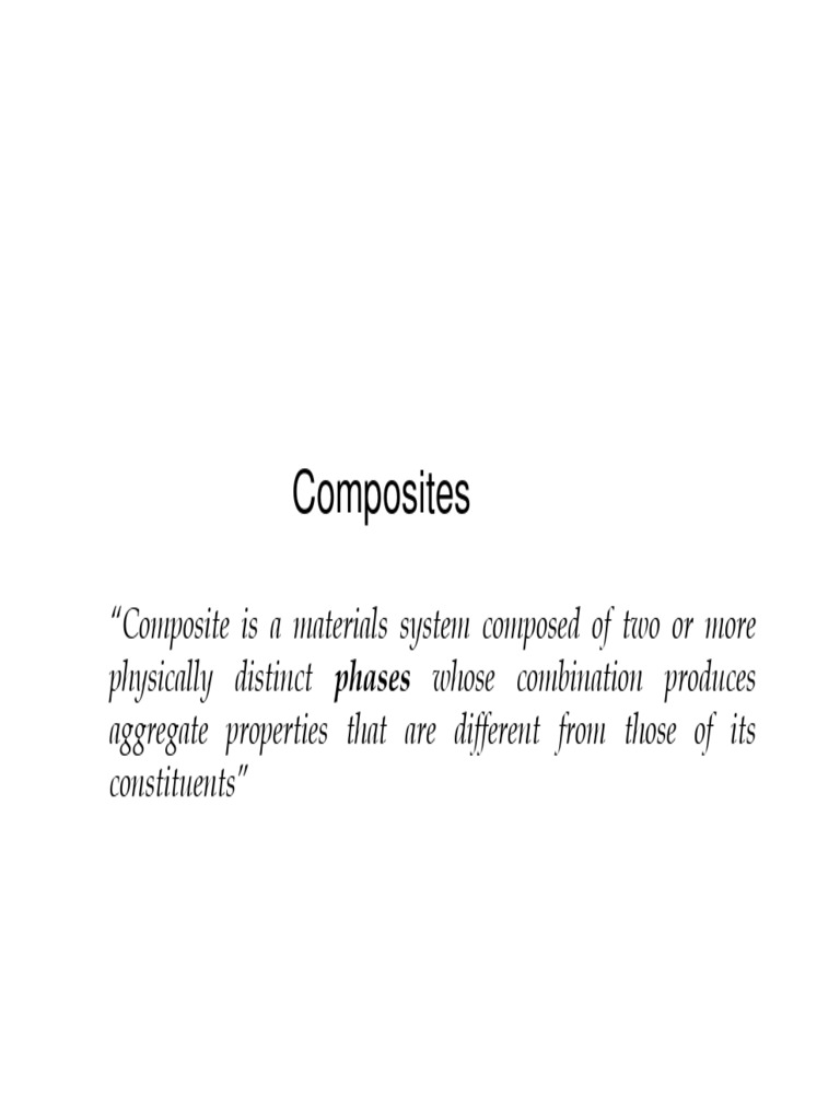 Composites Notes | PDF | Composite Material | Fiberglass
