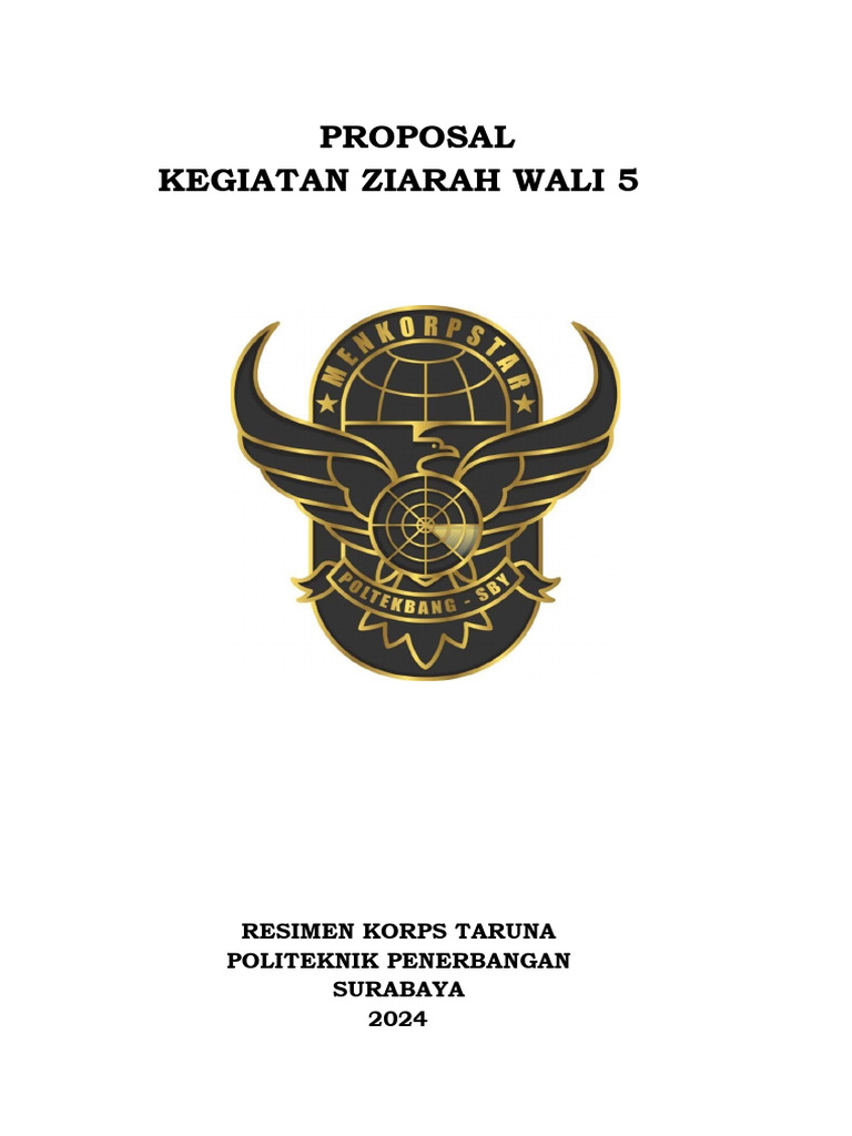 Proposal Ziarah Wali 5 2024 | PDF