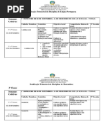 Mini-Pauta Escolar para 1ª Classe | PDF