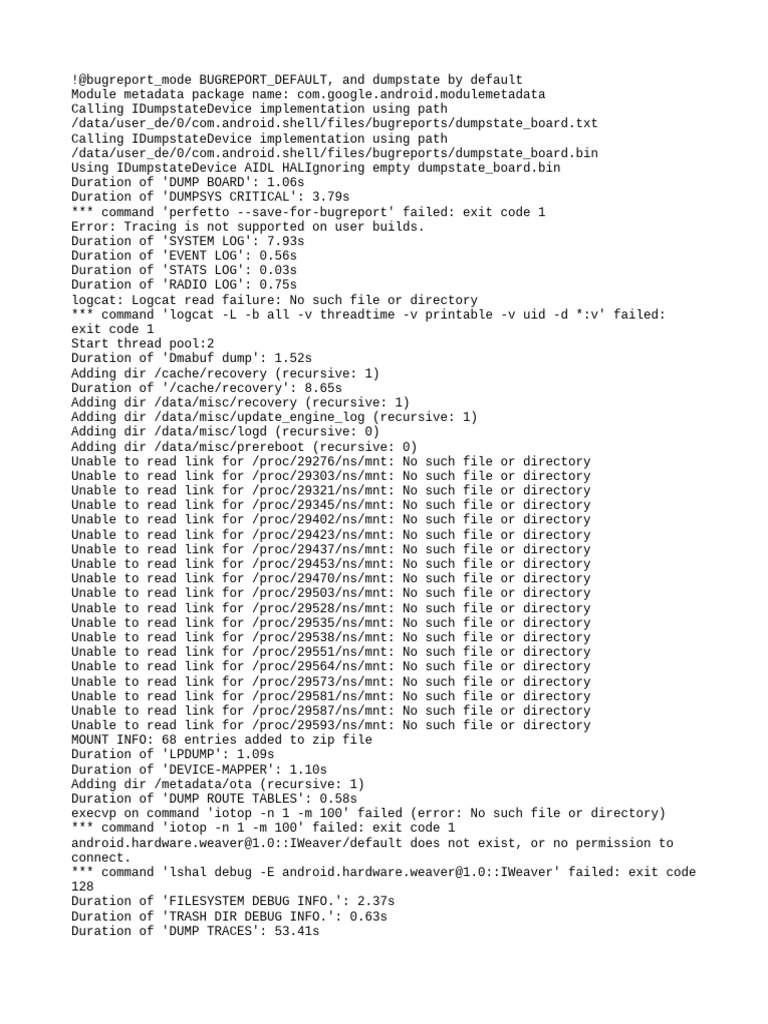 Dumpstate | Download Free PDF | Computer File | Zip (File Format)