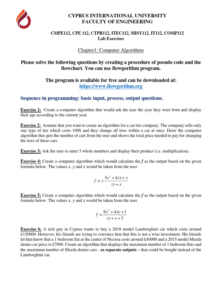 Cmpe112 Lab1 | PDF | Algorithms | Software Engineering