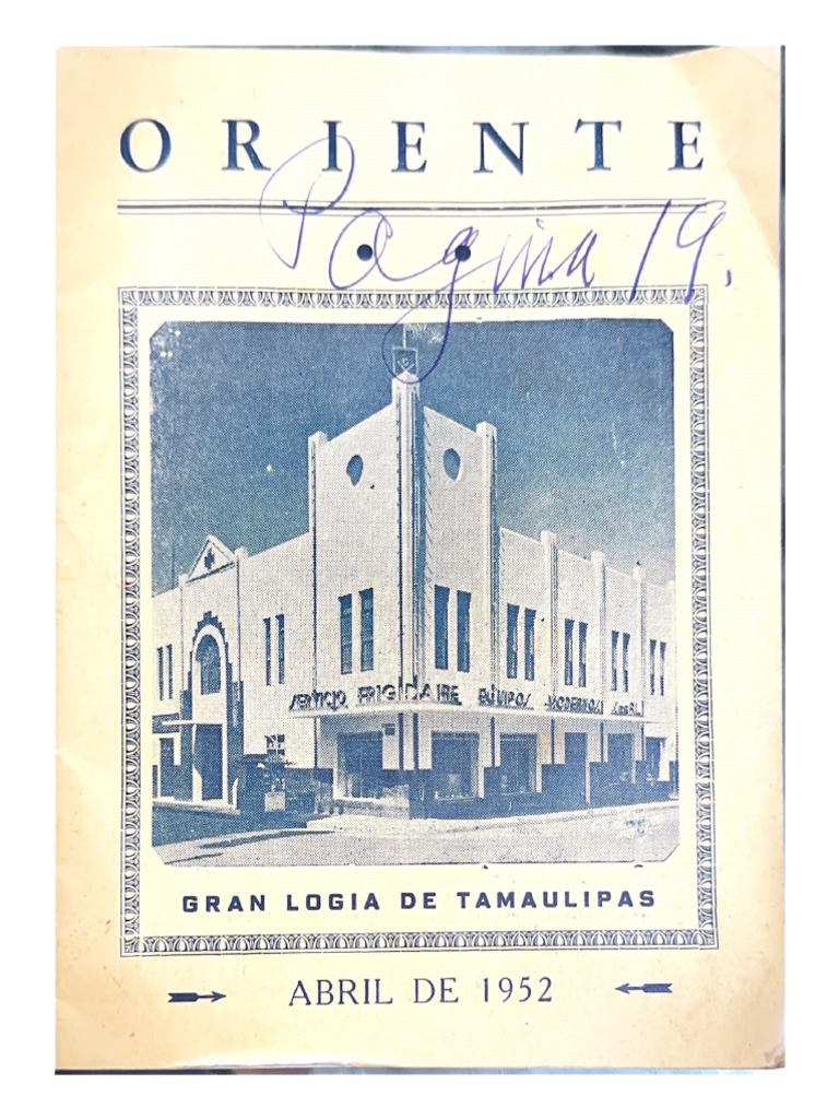 Revista Oriente - Abril 1952 | PDF