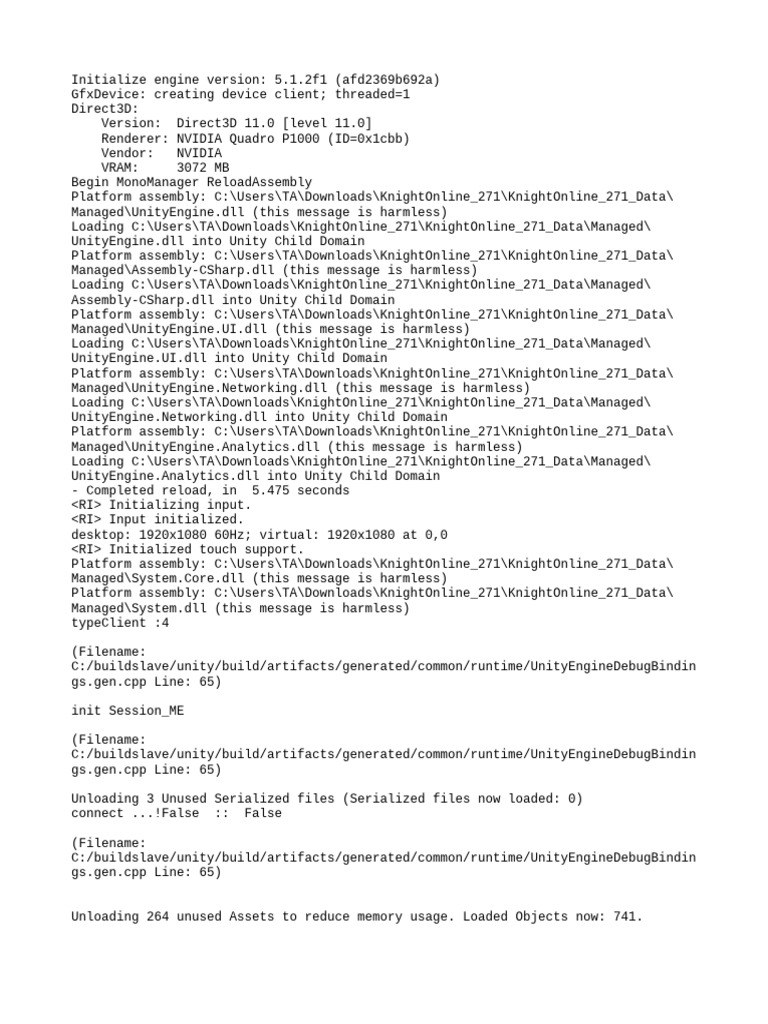 Output Log | PDF | System Software | Digital Technology