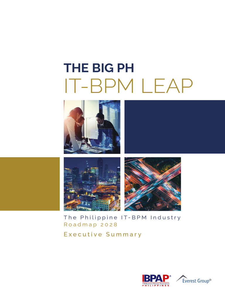 The Philippine IT BPM Industry Roadmap Executive Summary Compressed | PDF | Outsourcing | Analytics